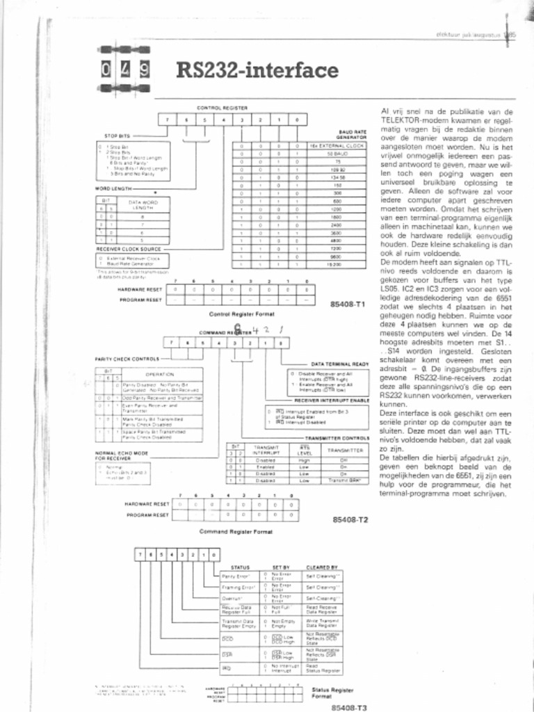 RS232 Interface | PDF | Operational Amplifier | Digital Electronics