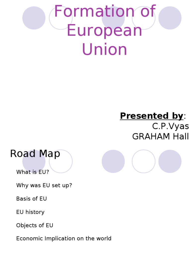 Formation of European Union | PDF | European Union | Freedom Of Movement