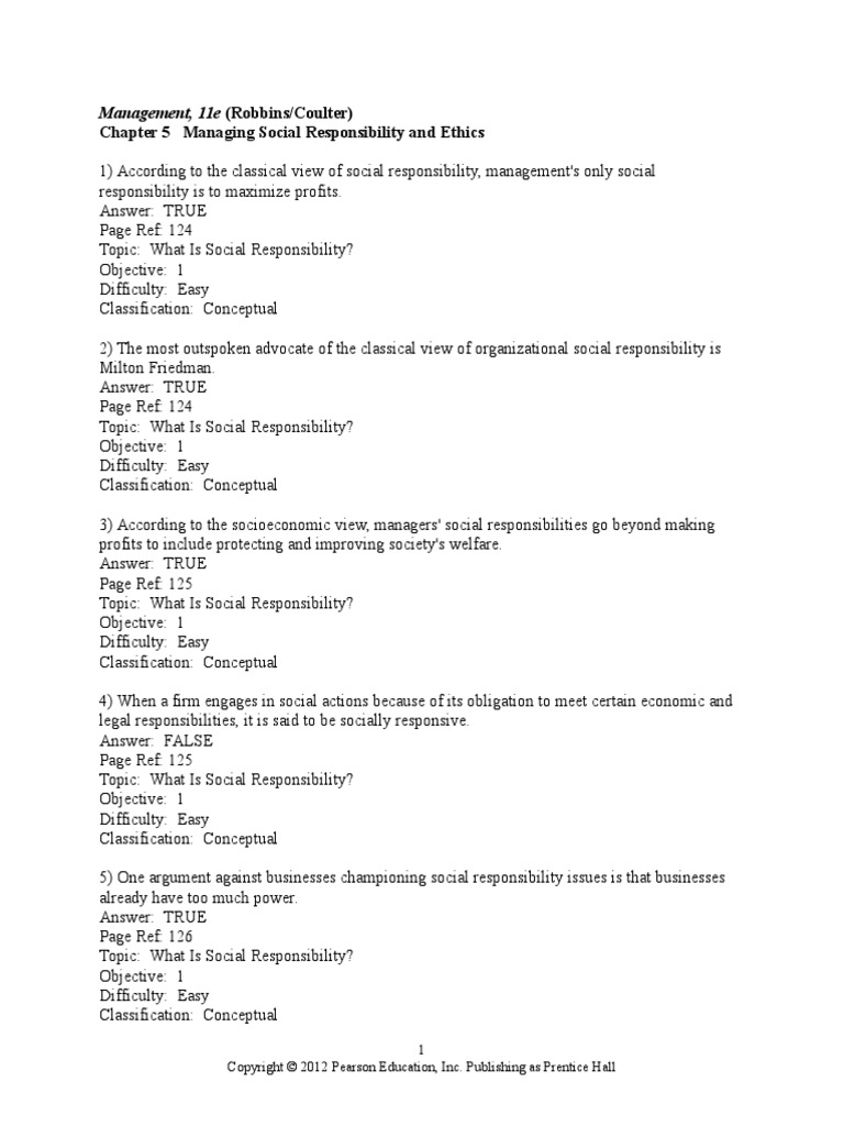 Robbins Mgmt11 Tb05 | PDF | Value (Ethics) | Performance Appraisal