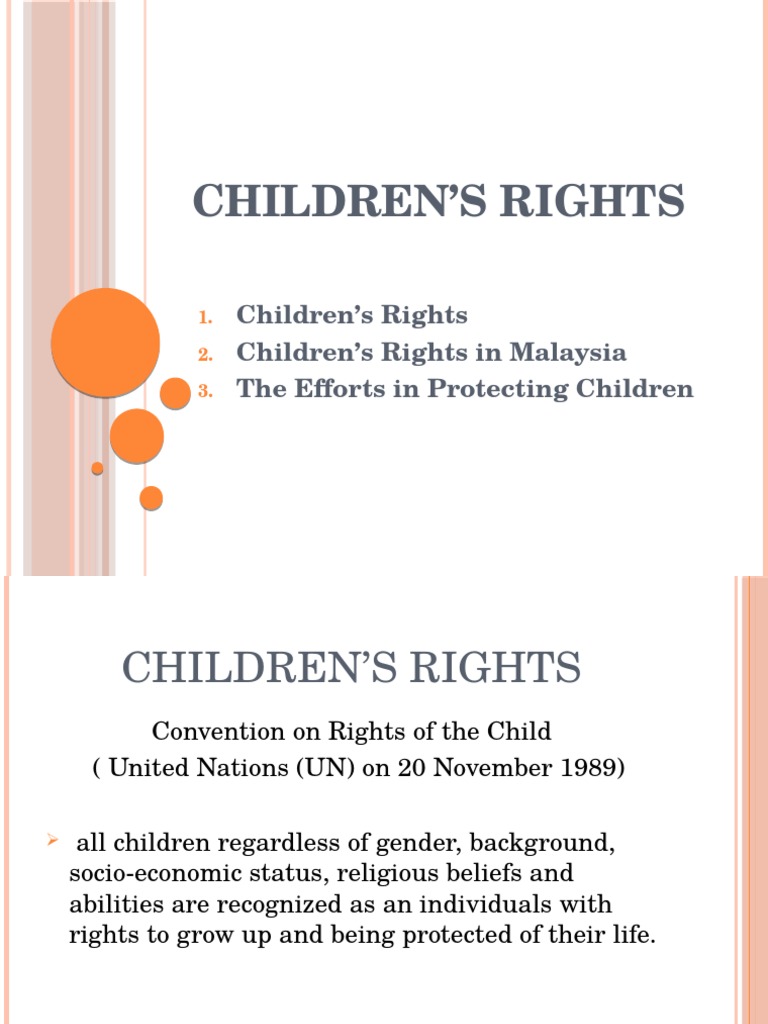 Children's Rights Convention | PDF | Children's Rights | Child Abuse