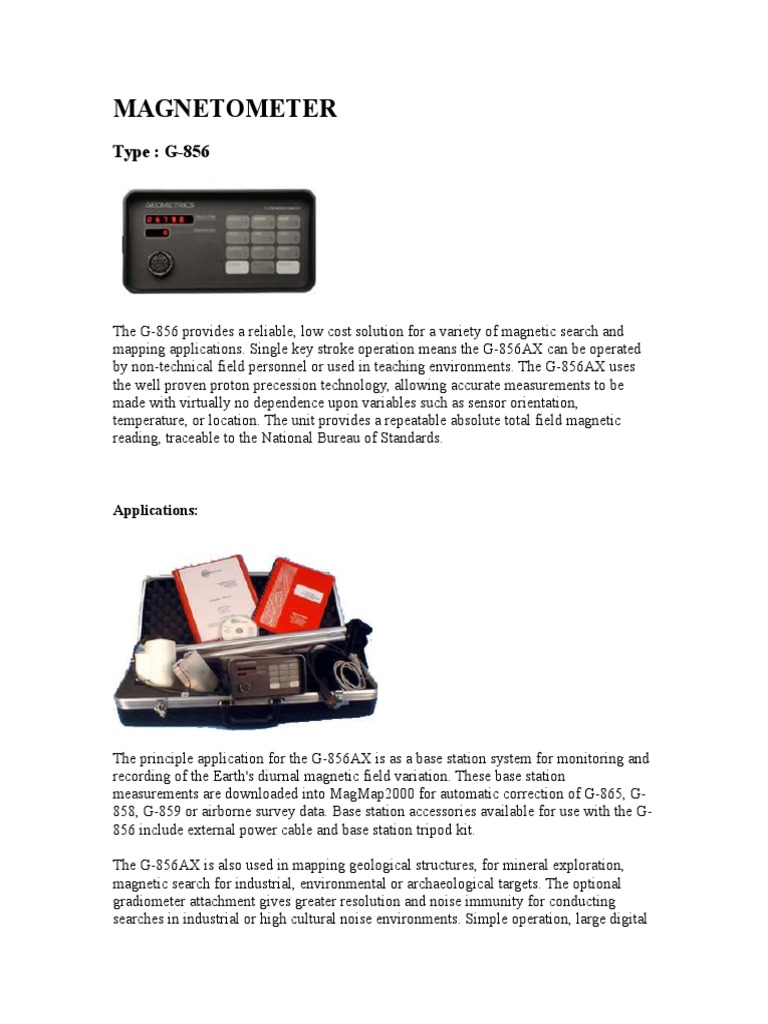 Magnetometer | PDF | Magnetometer | Electrical Engineering