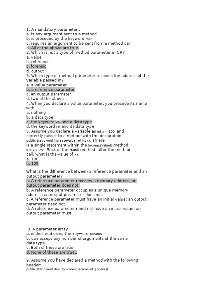 1 | PDF | Parameter (Computer Programming) | Notation