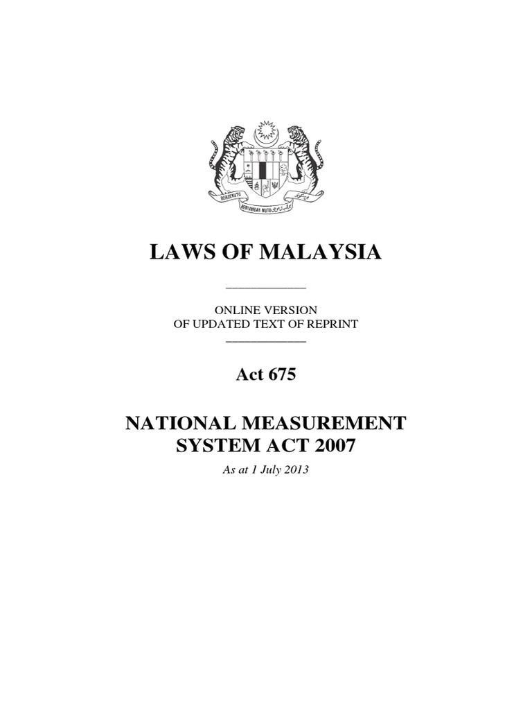 National Measurement System Act 2007 | PDF | Absorbed Dose | Kilogram