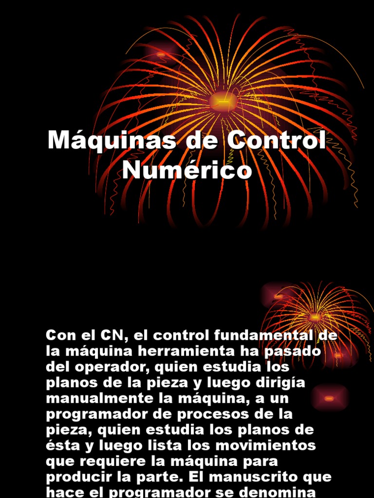 Exposicion de Maquinas de Control Numérico | PDF | Control numerico ...