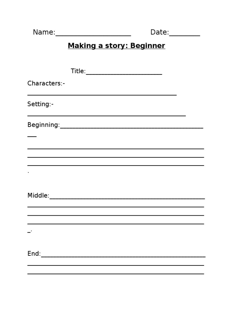 Story Making | PDF