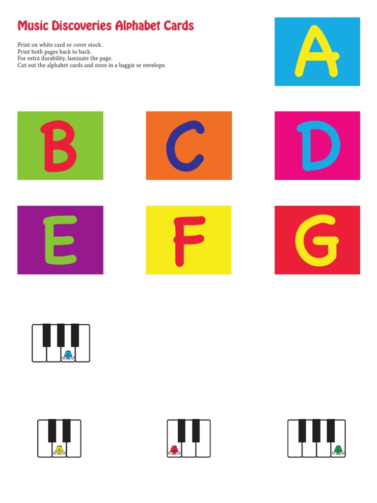 DIY Alphabet Cards Printing Guide | PDF