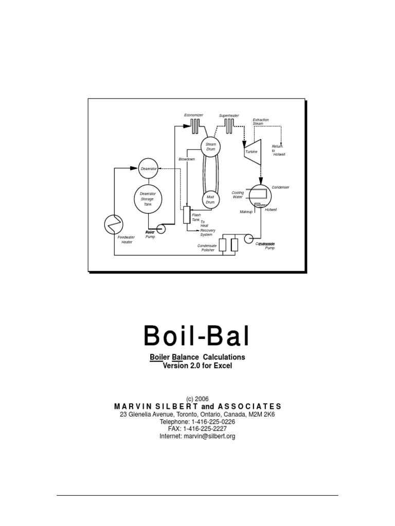 BoilBal Spreadsheet | Boiler | Heat Exchanger
