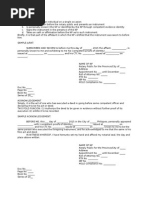 Sample Formal Entry of Appearance - People v. X | PDF