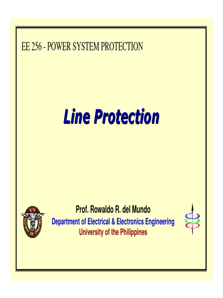 EE 256 Notes 4 - Line Protection | PDF | Fuse (Electrical) | Electric ...