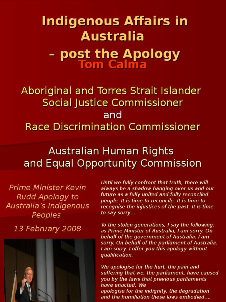 Human Rights in Australia - Indigenous Affairs | PDF | Indigenous ...