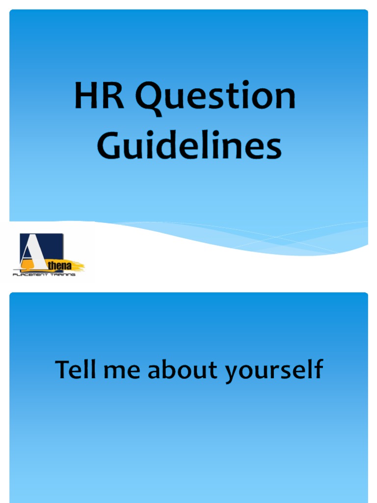 Athena General HR Questions | PDF | Wellness