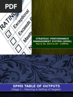Briefer On Strategic Performance Management System (SPMS) | PDF | Economies