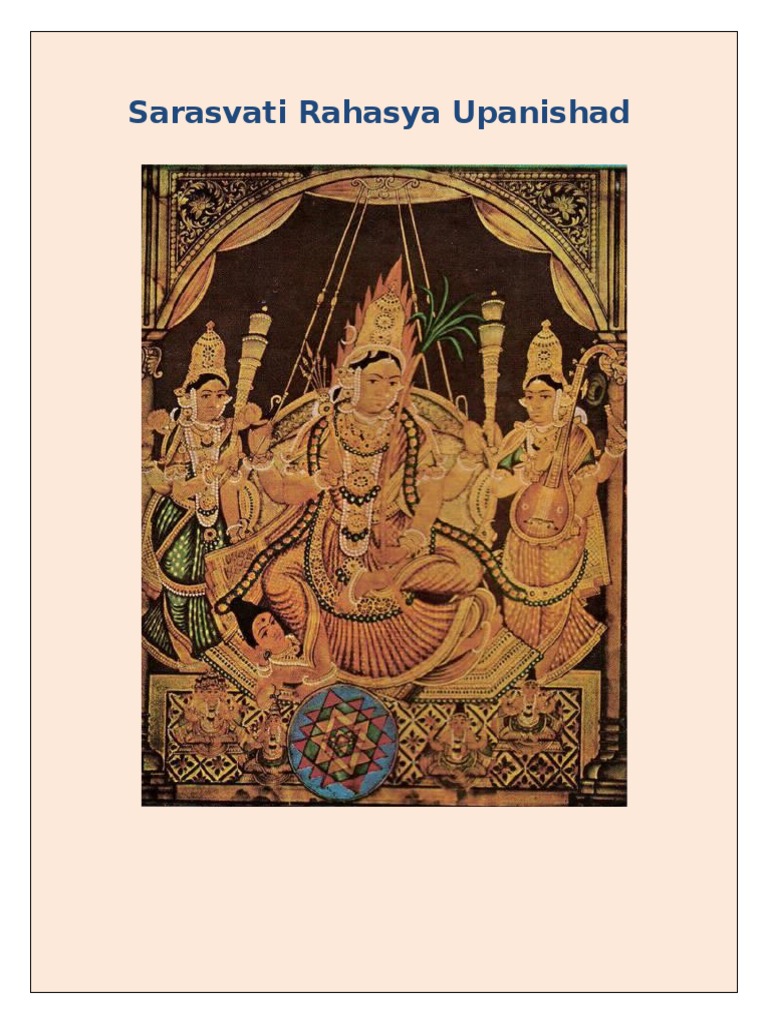 Sarasvati Rahasya Upanishad | PDF | Devi | Maya (Illusion)