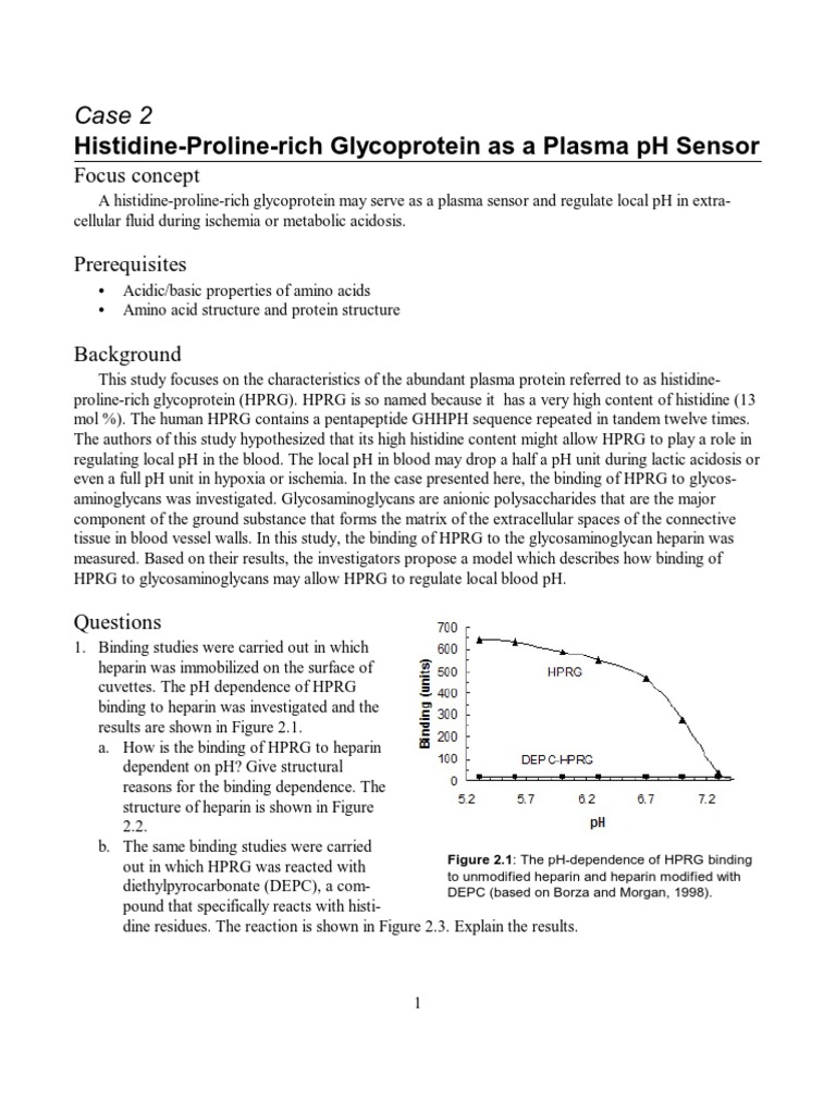 Biochem Case Problems 02 | PDF | Ph | Blood