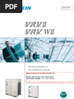 Daikin VRV II R-22 | PDF | Mechanical Fan | Air Conditioning