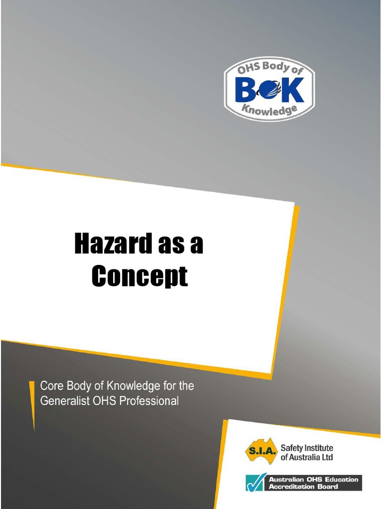 15 Hazard As A Concept PDF | PDF | Occupational Safety And Health | Risk