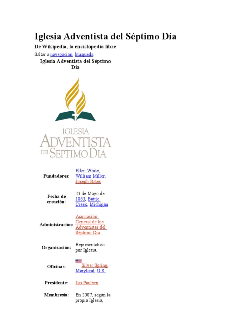 Iglesia Adventista del Séptimo Día | Seventh Day Adventist Church | Baptists