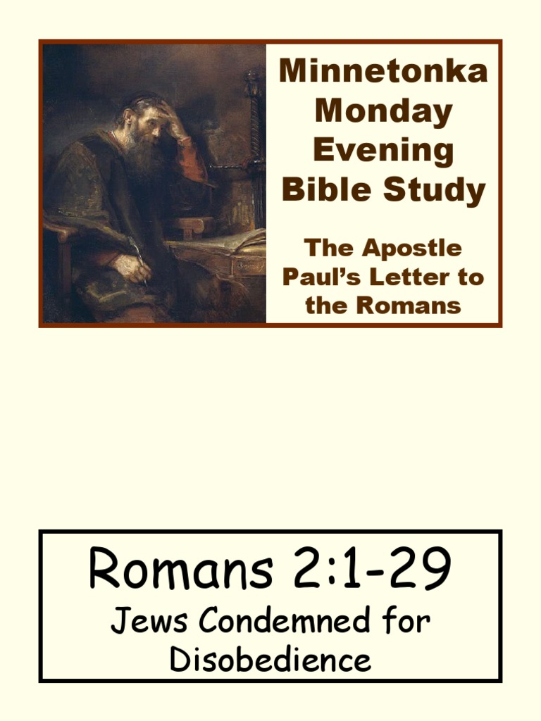 Romans 2.1-29 | PDF | Epistle To The Romans | Eternal Life (Christianity)