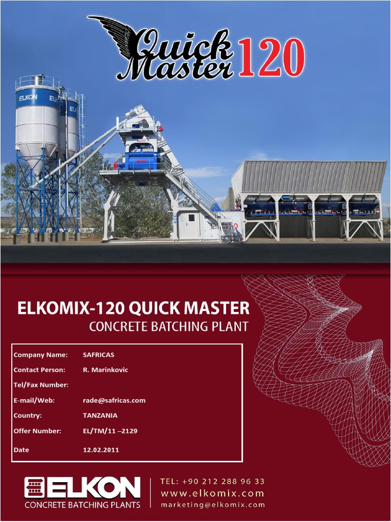 120 Quickmaster PDF | Download Free PDF | Valve | Concrete