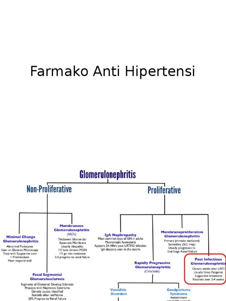 Farmako Obat Anti Hipertensi | PDF | Hypertension | Cardiovascular System