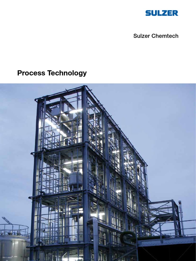 Sulzer Process Technology | PDF | Distillation | Polystyrene
