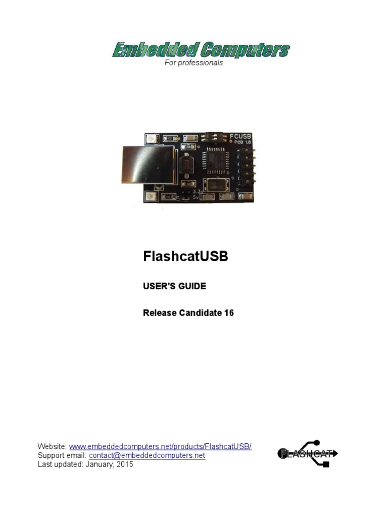 FlashcatUSB Manual10 | PDF | Flash Memory | Booting