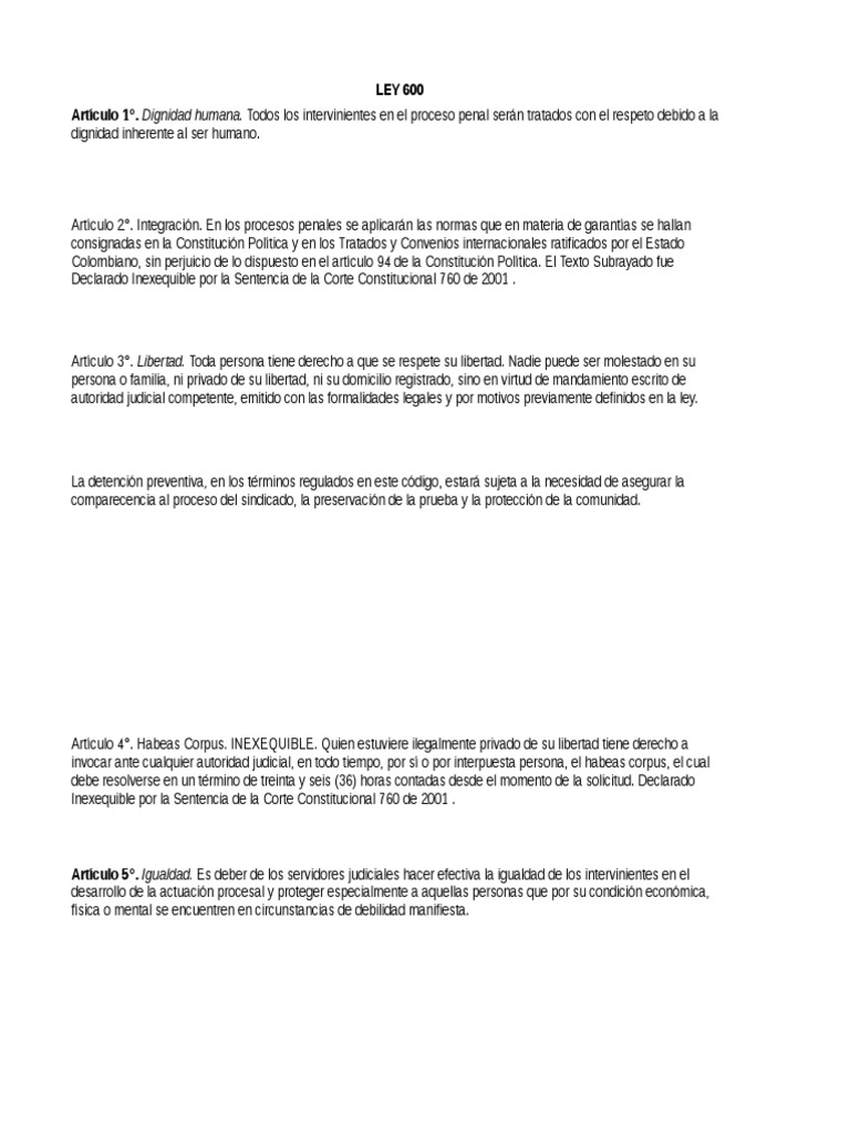 Procedimiento Ley 600. Etapas. | Descargar gratis PDF | Ley procesal ...