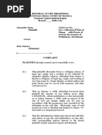 Preliminary Attachment Sample | PDF | Lawsuit | Cheque