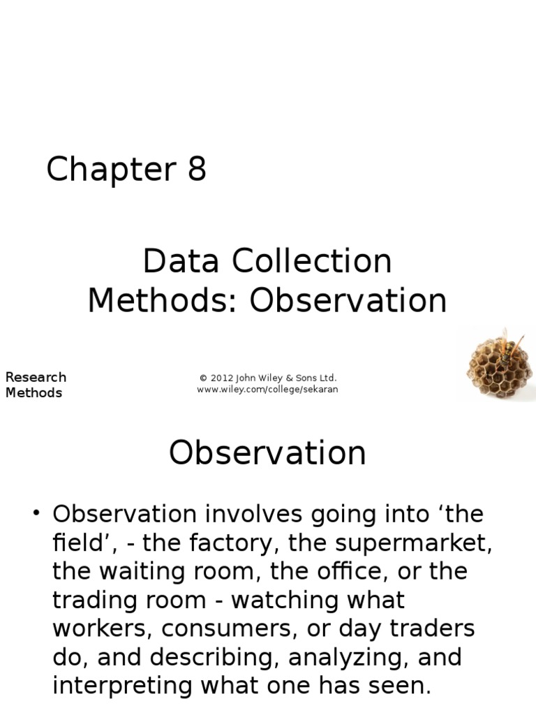 Research Methods For Business - Ch08 | PDF | Psychology | Cognition