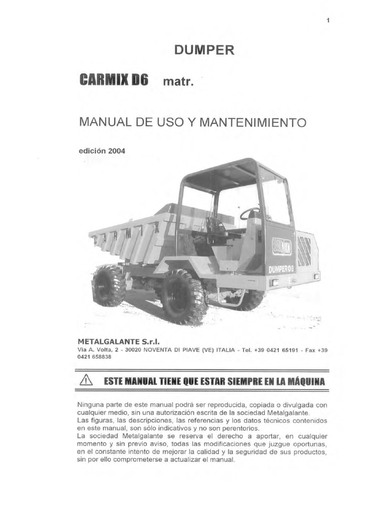 Carmix d6 Spa | PDF