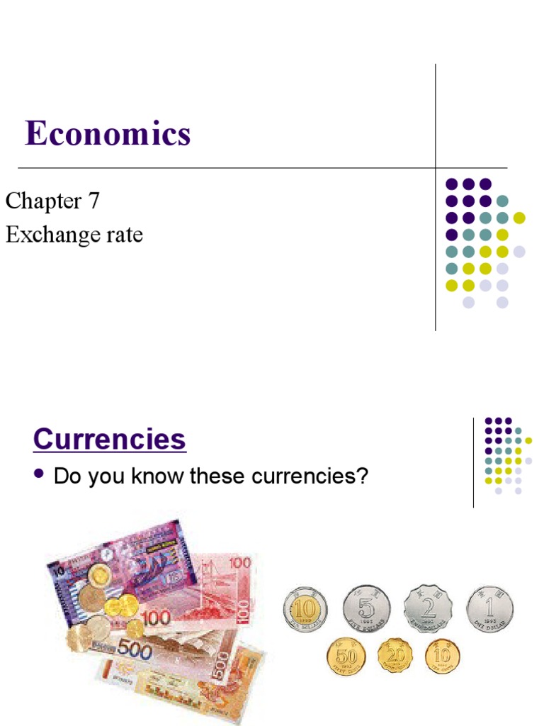 5b Chapter 7 - Exchange Rate | PDF | Current Account | Exchange Rate