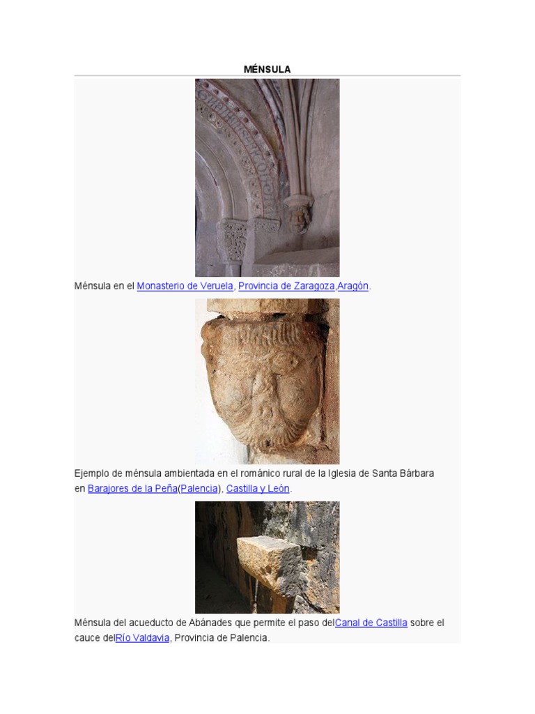 MÉNSULA | PDF | Diseño arquitectonico | Arquitectura