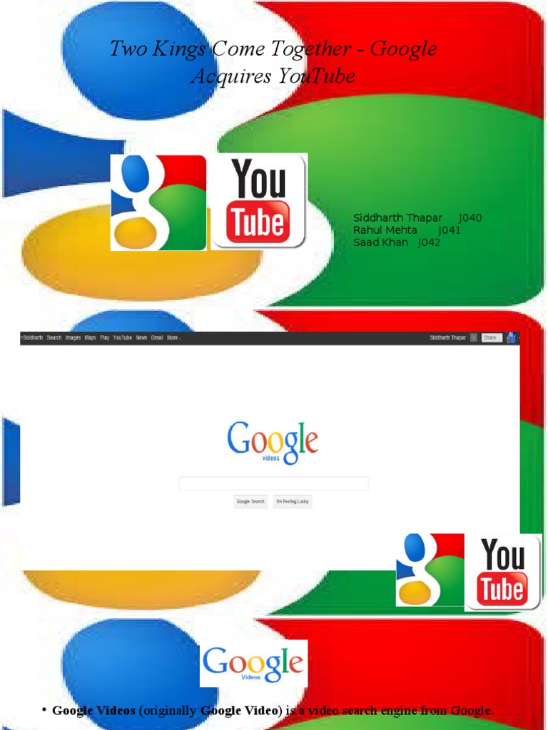 Google Acquires YouTube: A Strategic Move to Expand into Online Video ...