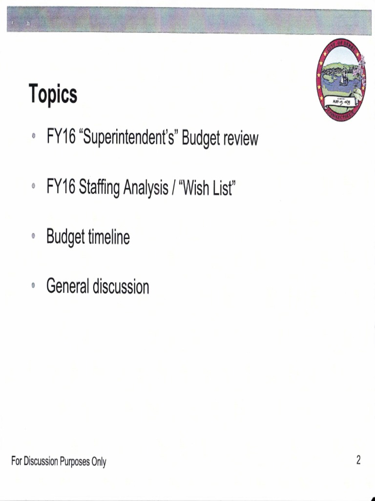 Derby BOE Budget Proposal | PDF | Government | Business