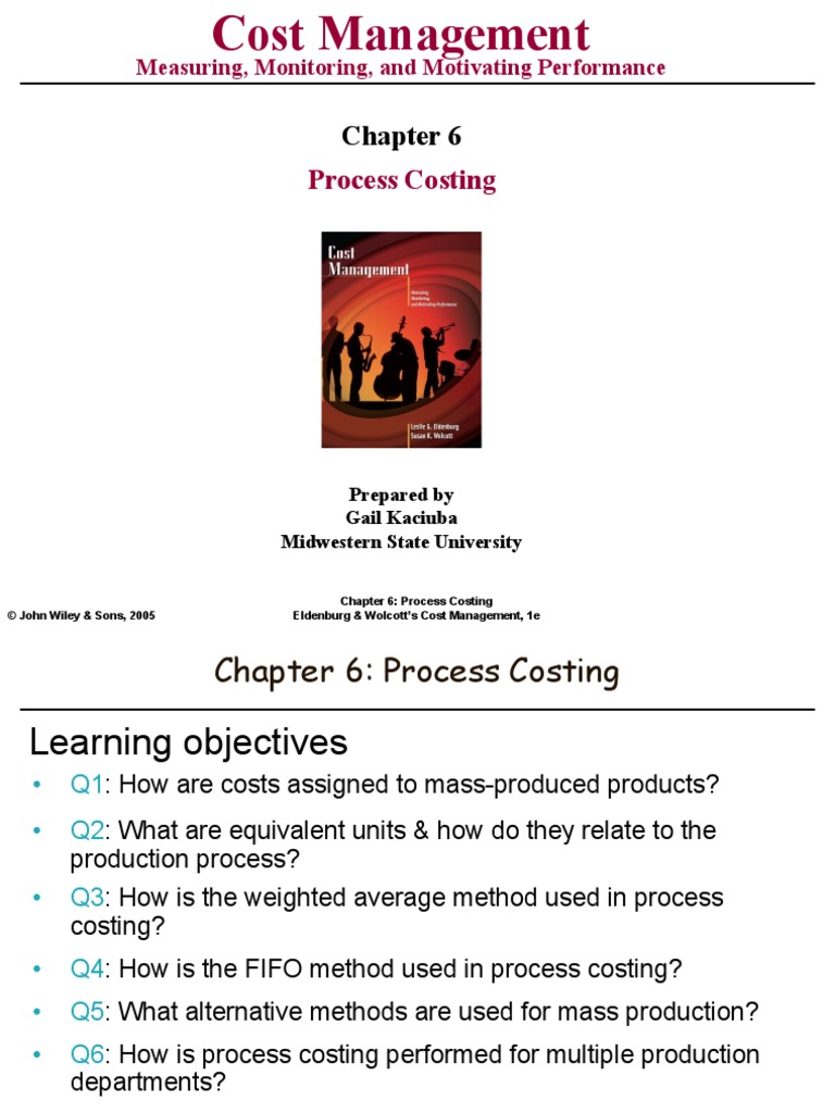 Process Costing Presentation | PDF | Cost Accounting | Inventory