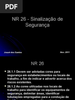 Apresentação NR 26 - Sinalização de Segurança | PDF | Vermelho | Cor