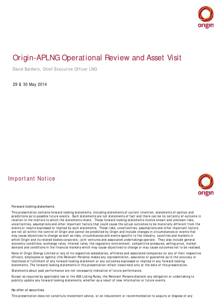 Origin Aplng | PDF | Liquefied Natural Gas | Pipeline Transport