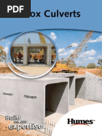 Humes Box Culvert Specifications Guide | PDF | Civil Engineering ...