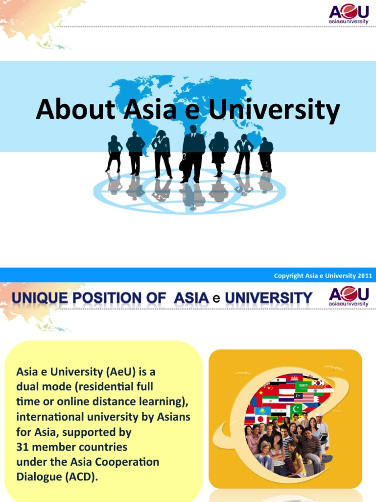 About Asia e University | PDF | Asia | Academia