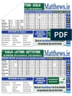 01 Dundalk Timetable | PDF