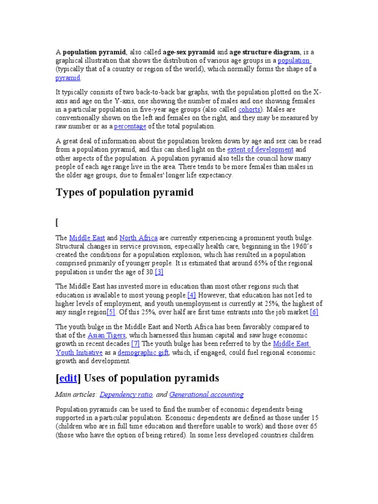 Understanding Population Pyramids | PDF | Environmental Social Science ...