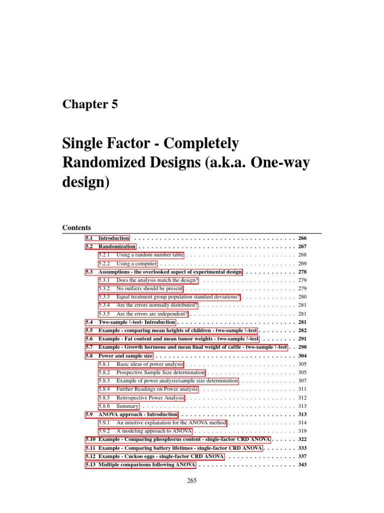 One Way Design | PDF | Experiment | Student's T Test