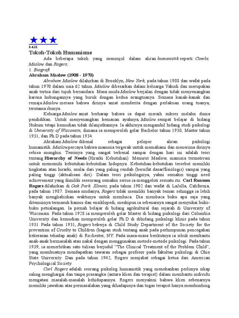 Tokoh-Tokoh Humaniora | PDF