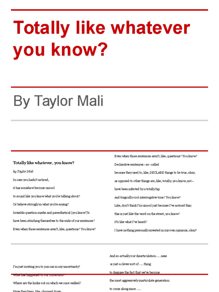 Speak with Conviction: Mali's Call | PDF | Cognitive Science | Cognition