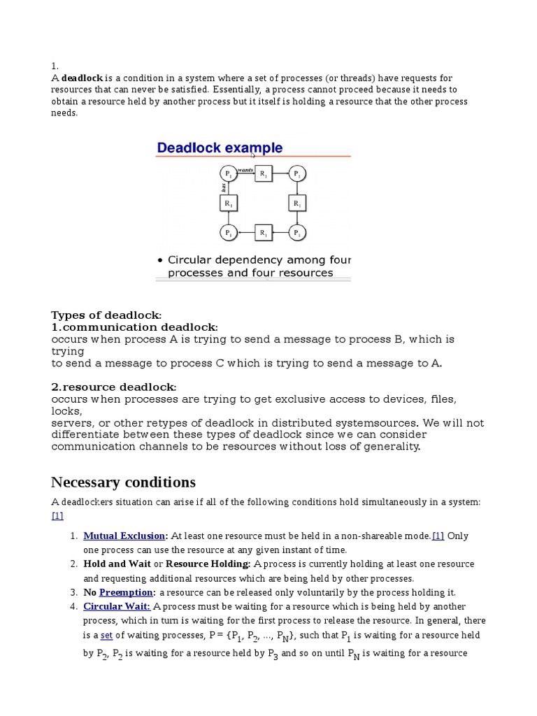 Understanding Deadlocks in Systems | PDF | Law | Science & Mathematics