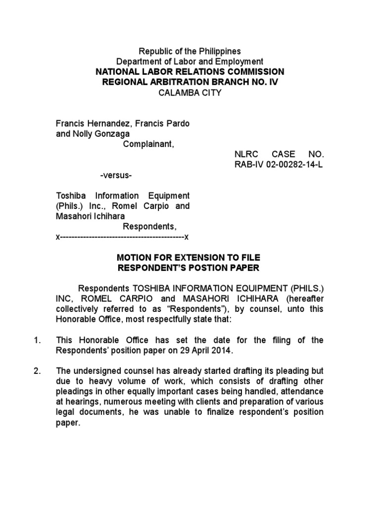 Motion for Extension (3)