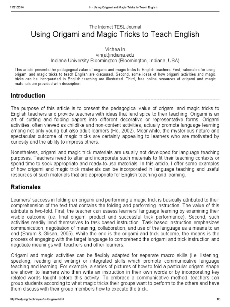 in-using-origami-and-magic-tricks-to-teach-english-pdf-origami