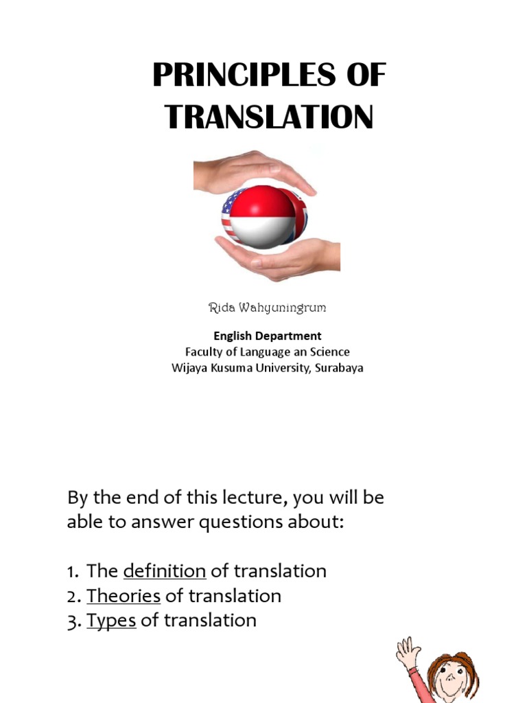 Lecture 1-Principles of Translation | PDF | Translations | English Language
