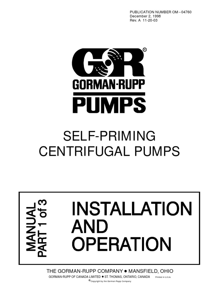 Self Priming Pump | PDF | Pump | Valve