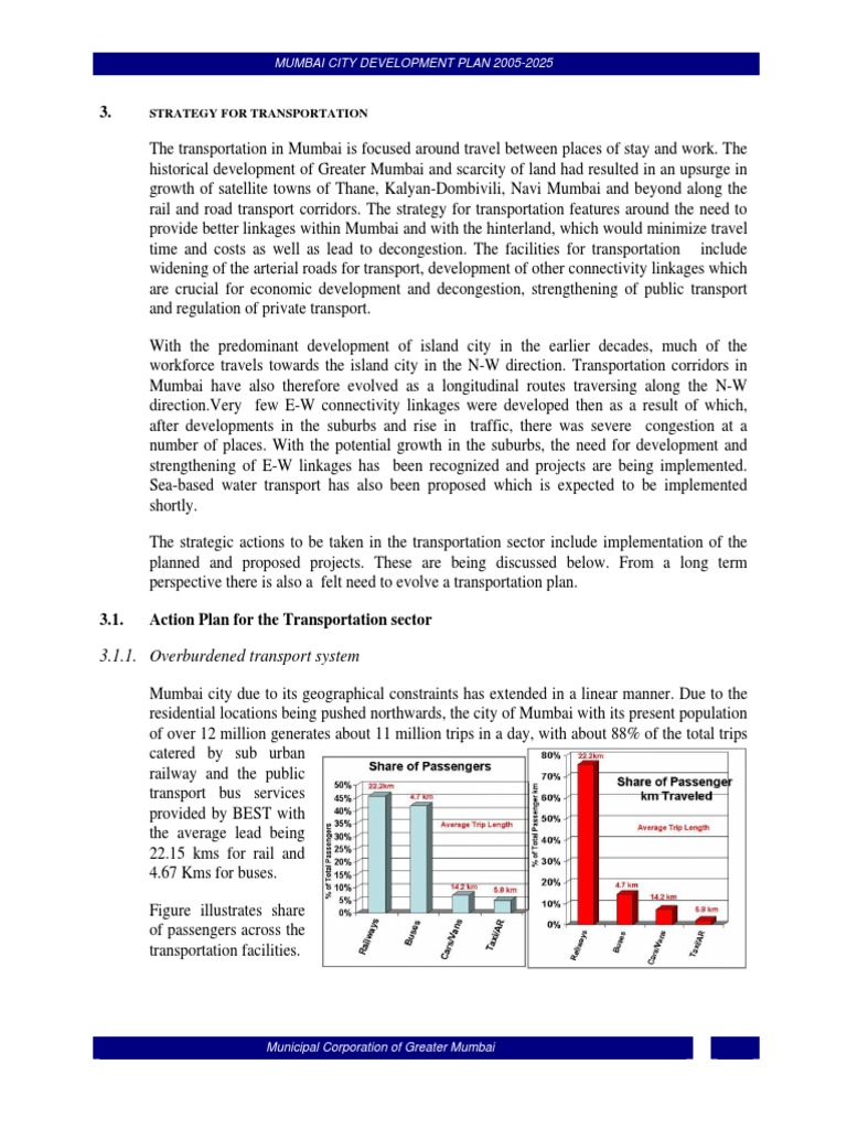 Strategy For Transportation | PDF | Public Transport | Parking